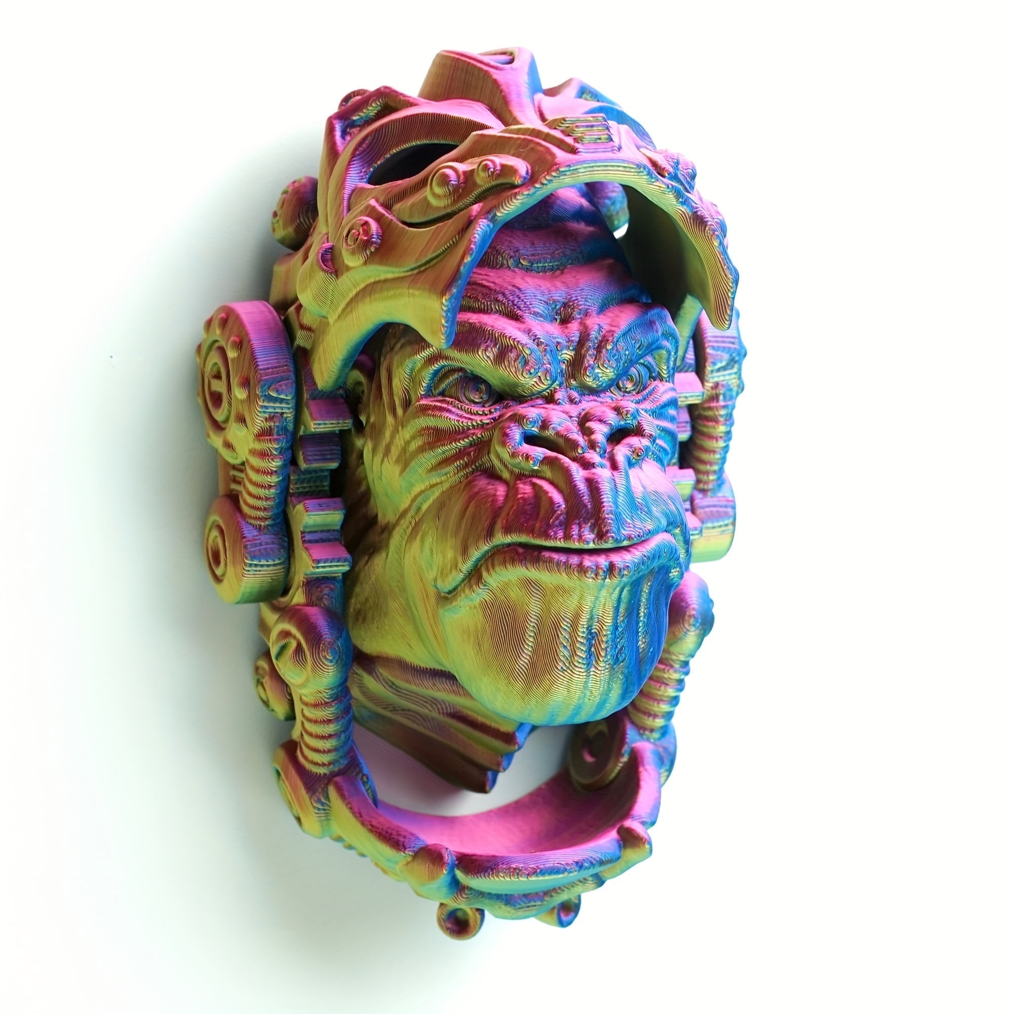 3D Printed Chimpanzee Avatar Mask Model,Flexible Animals Toy Statue ...