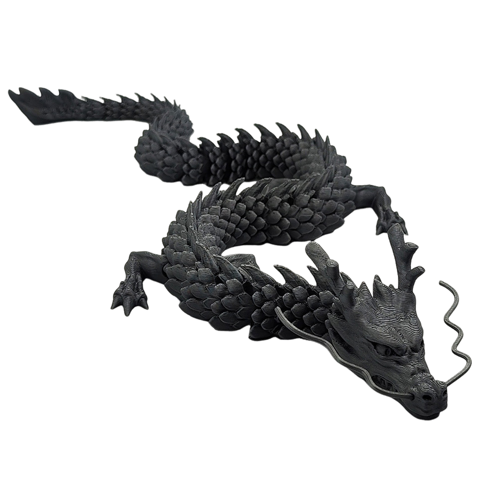 3D Printed Chinese Dragon 42.5 Inch Articulated Dragon Model with ...