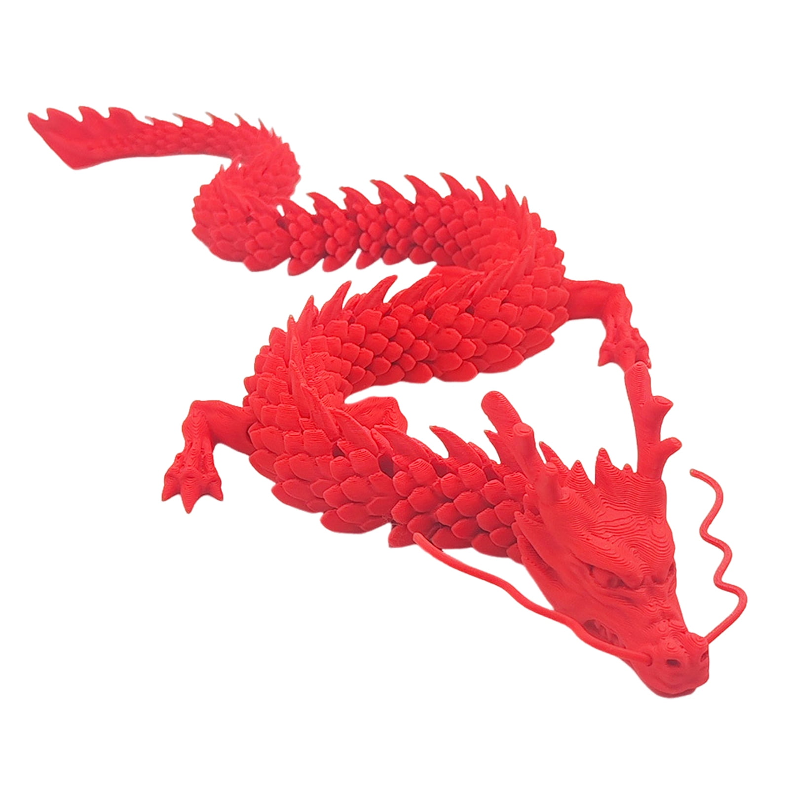 3D Printed Chinese Dragon 42.5 Inch Articulated Dragon Model with ...