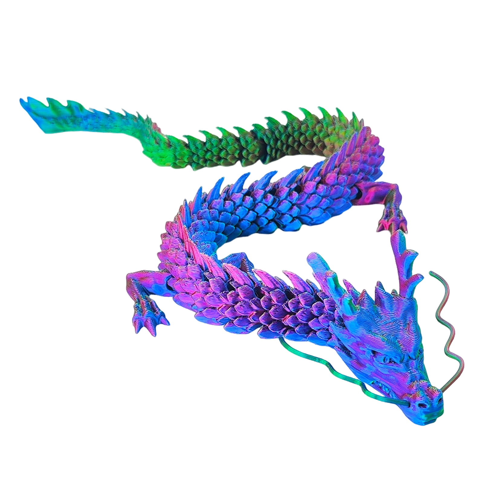 3D Printed Chinese Dragon 42.5 Inch Articulated Dragon Model with ...