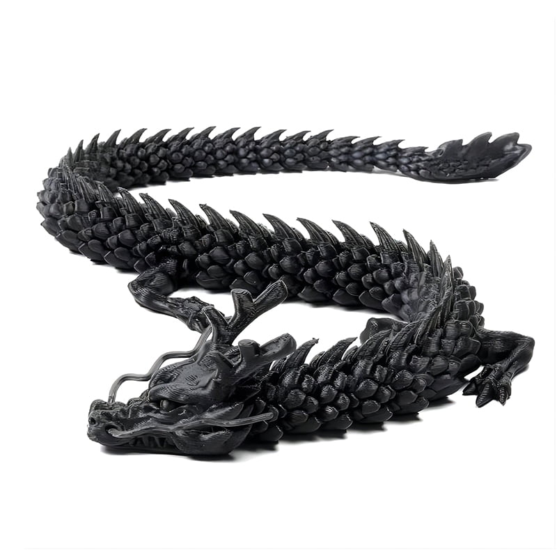 3D Printed Chinese Dragon Full Body Joints Movable Home Decoration ...