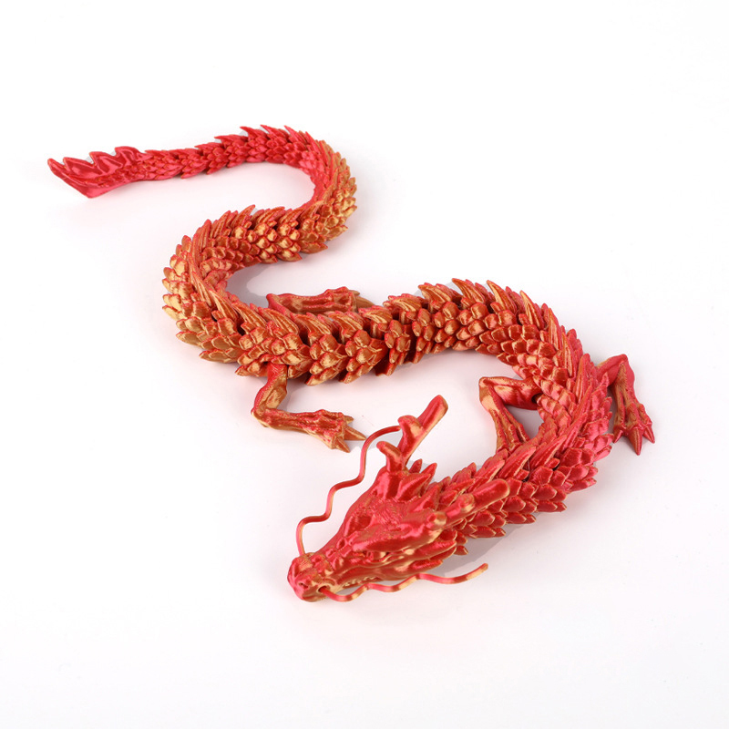 3D Printed Chinese Dragon Full Body Joints That Can Move Home ...
