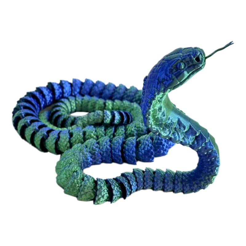3D Printed Cobra,3D Printed Articulated Cobra, Posable Flexible Cobra ...