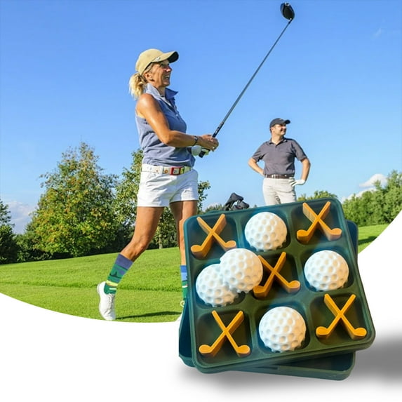 3D Printed Creativity Golf Tic Tac Toe Travel Party Game with Storage ...