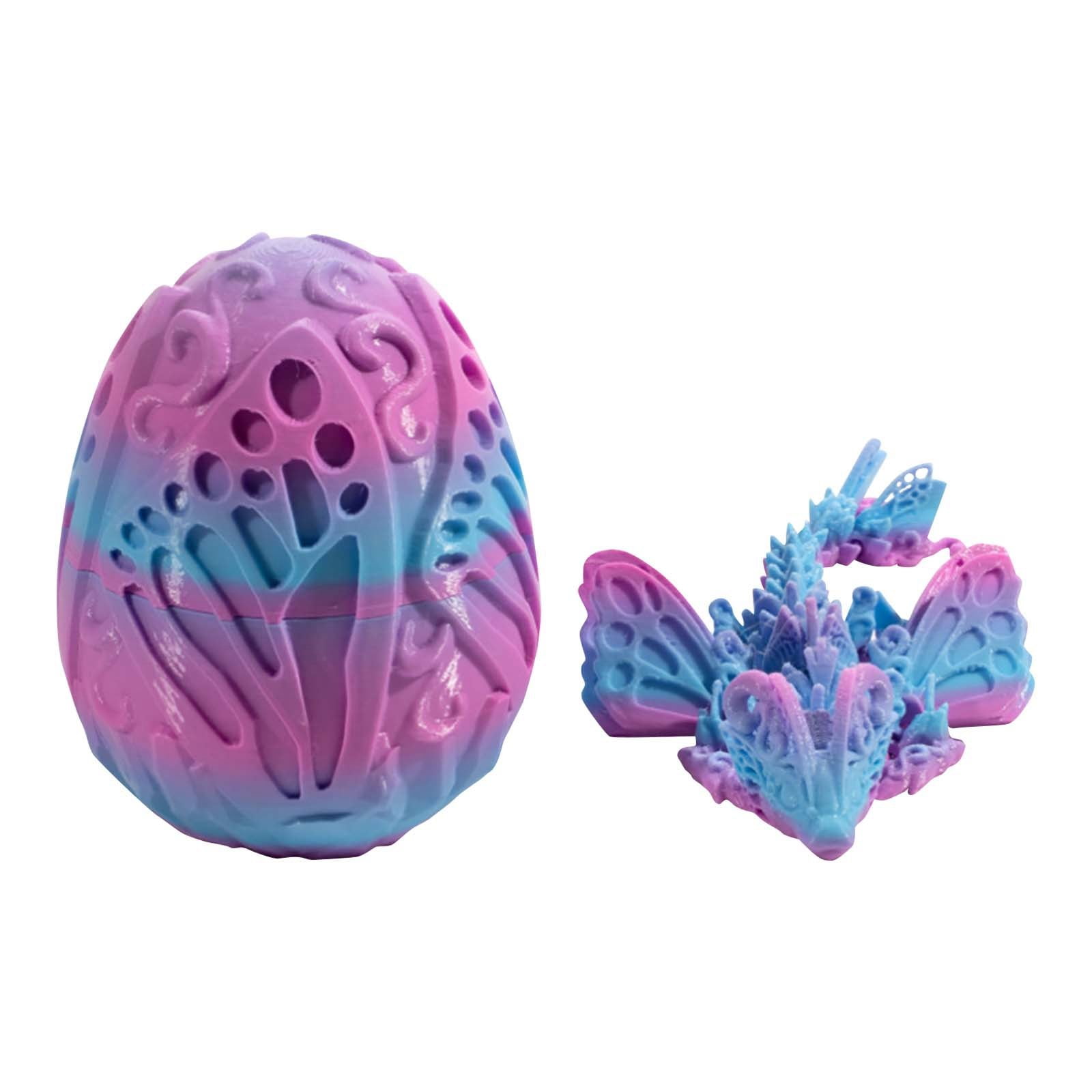 3D Printed Egg Desk Toy - Articulated Design with Storage Function ...