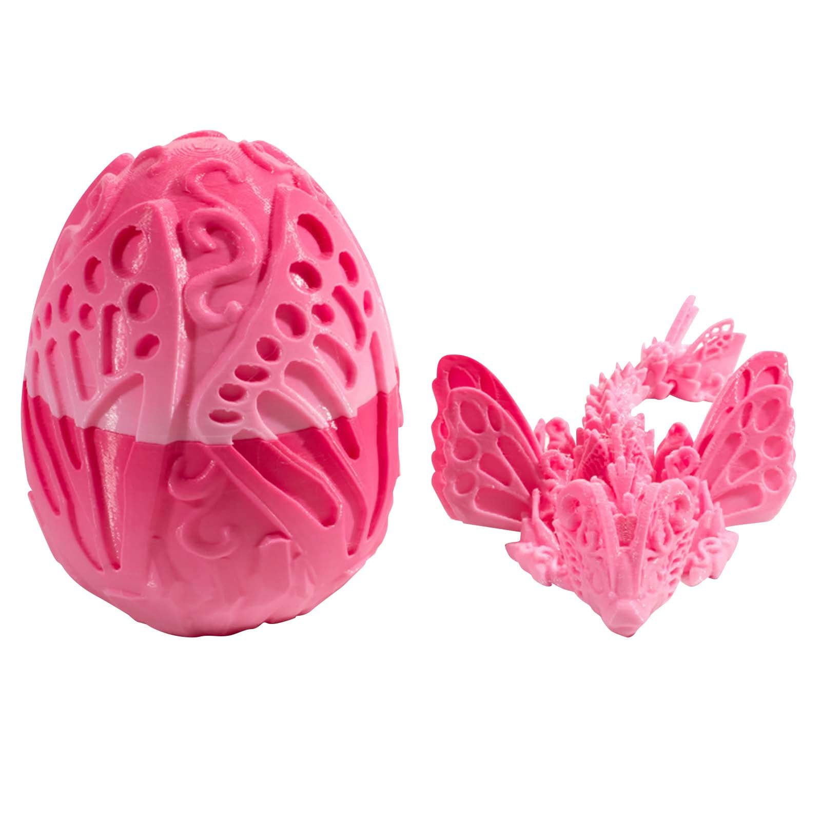 3D Printed Egg Desk Toy - Articulated Design with Storage Function ...