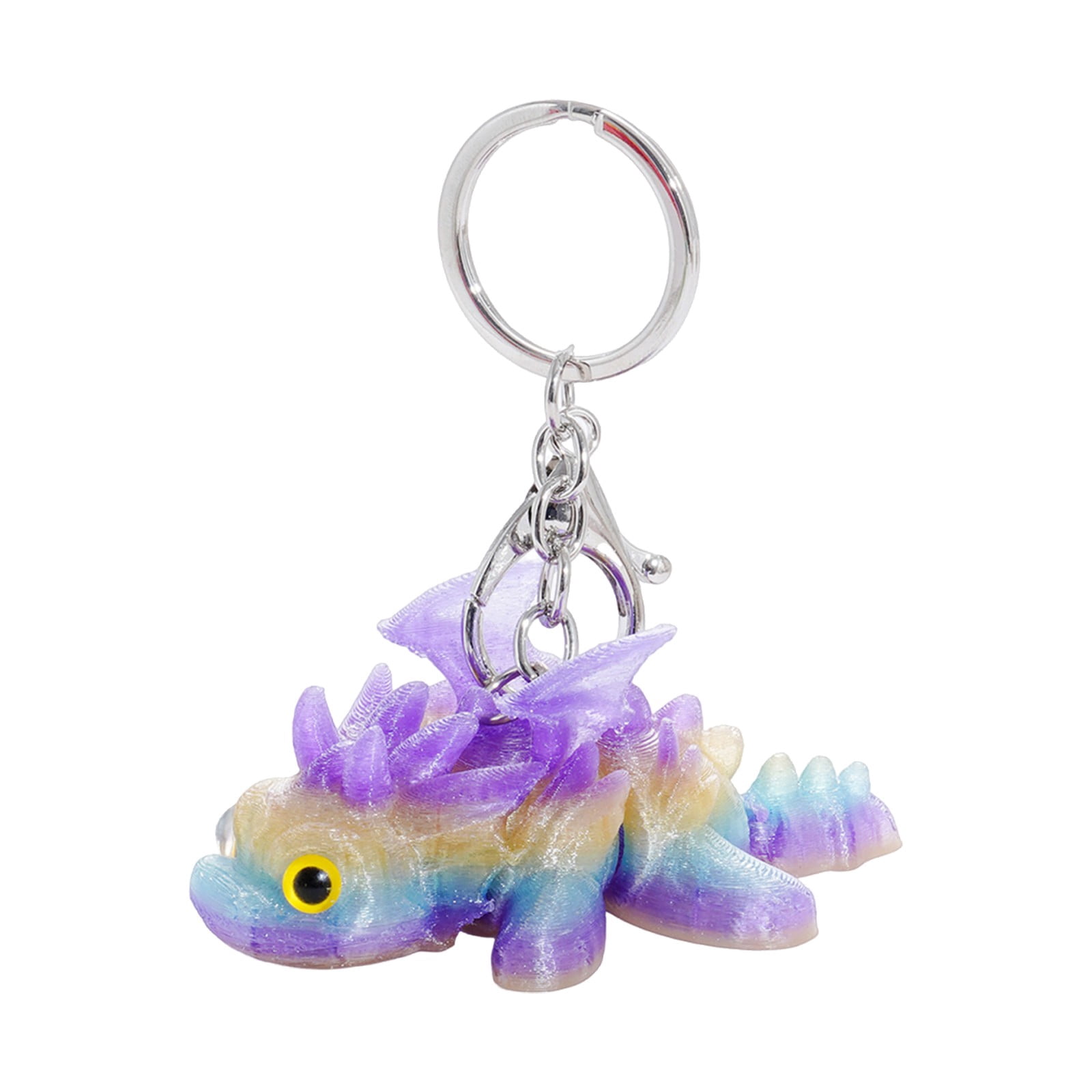 3D Printed Cute Baby Dragon Keychain, Adorable 3D Fantasy Backpack ...