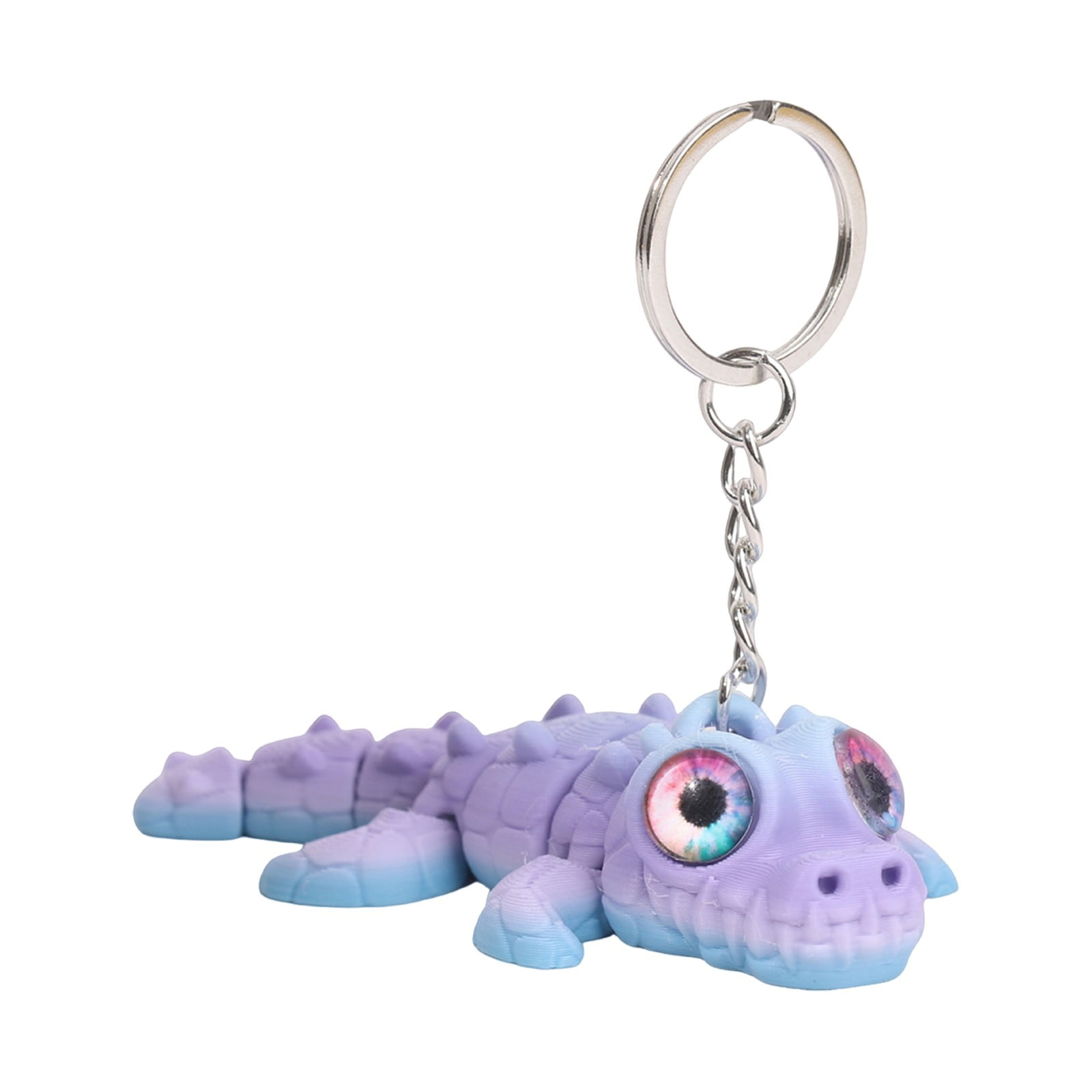 3D Printed Cute Crocodile Keychain Schoolbag Small Pendant Gift Small ...