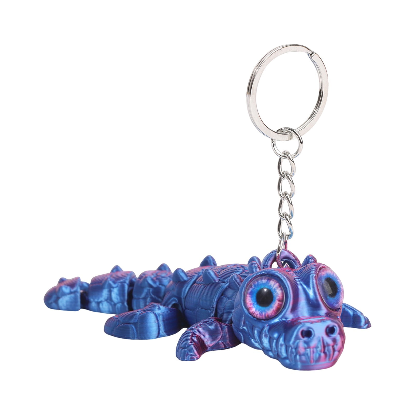 3D Printed Cute Crocodile Keychain Schoolbag Small Pendant Gift Small ...