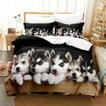 3D Printed Cute Dog 3D Bedding Set Duvet Cover & Pillowcase(s ...