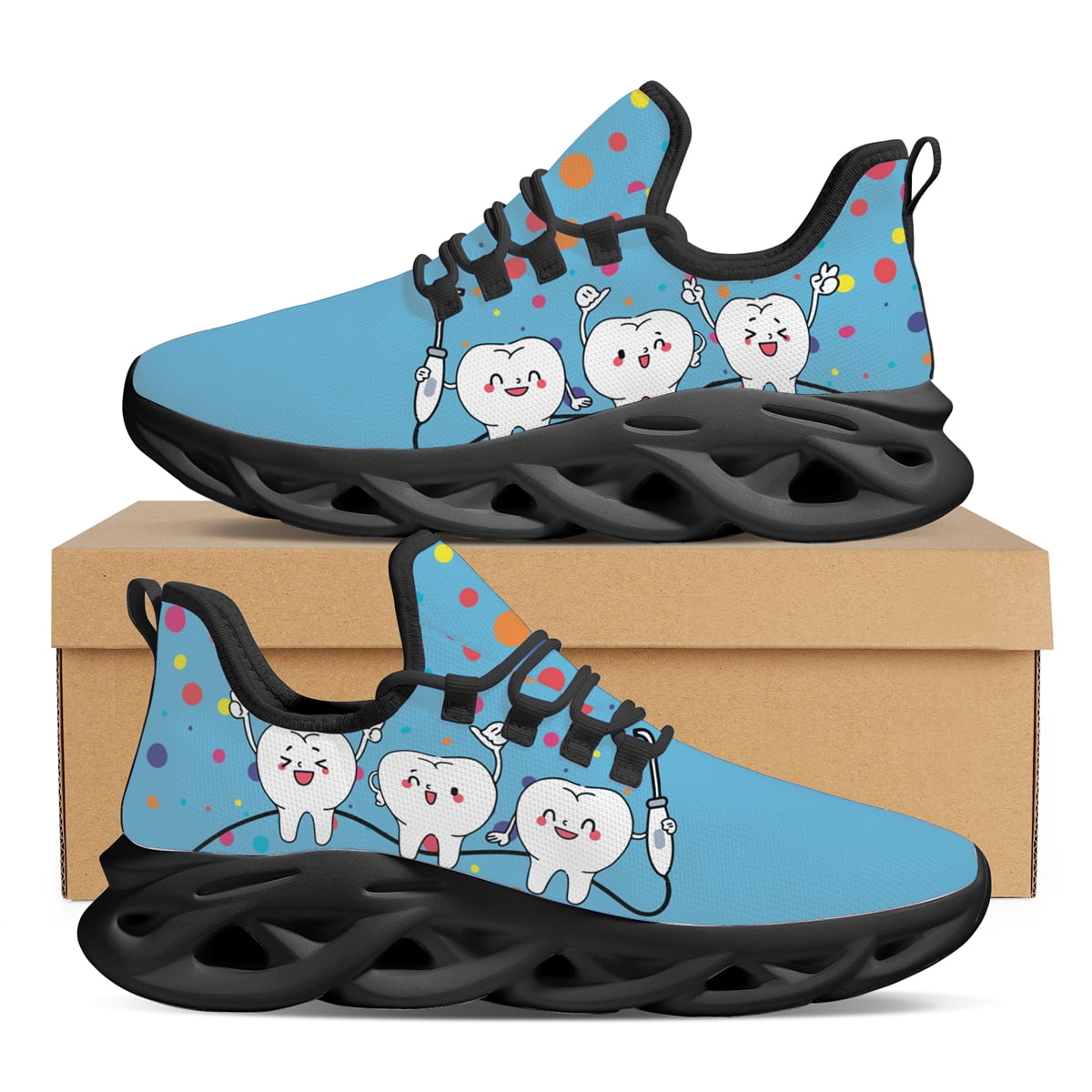 3D Printed Dental Flat Shoes Dentist Equipment Design Women Fashion ...