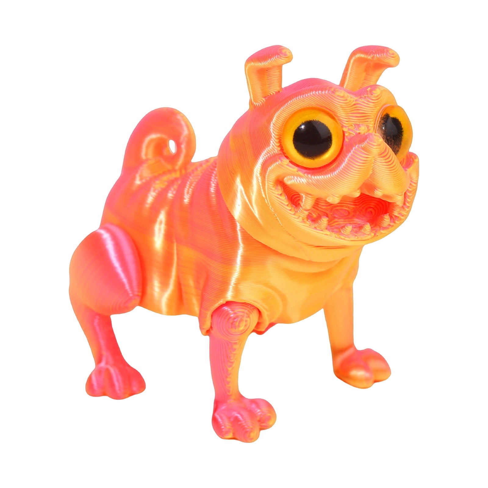 3D Printed Dog Model,Flexible Animals Toy Statue,Movable Joints,Home ...