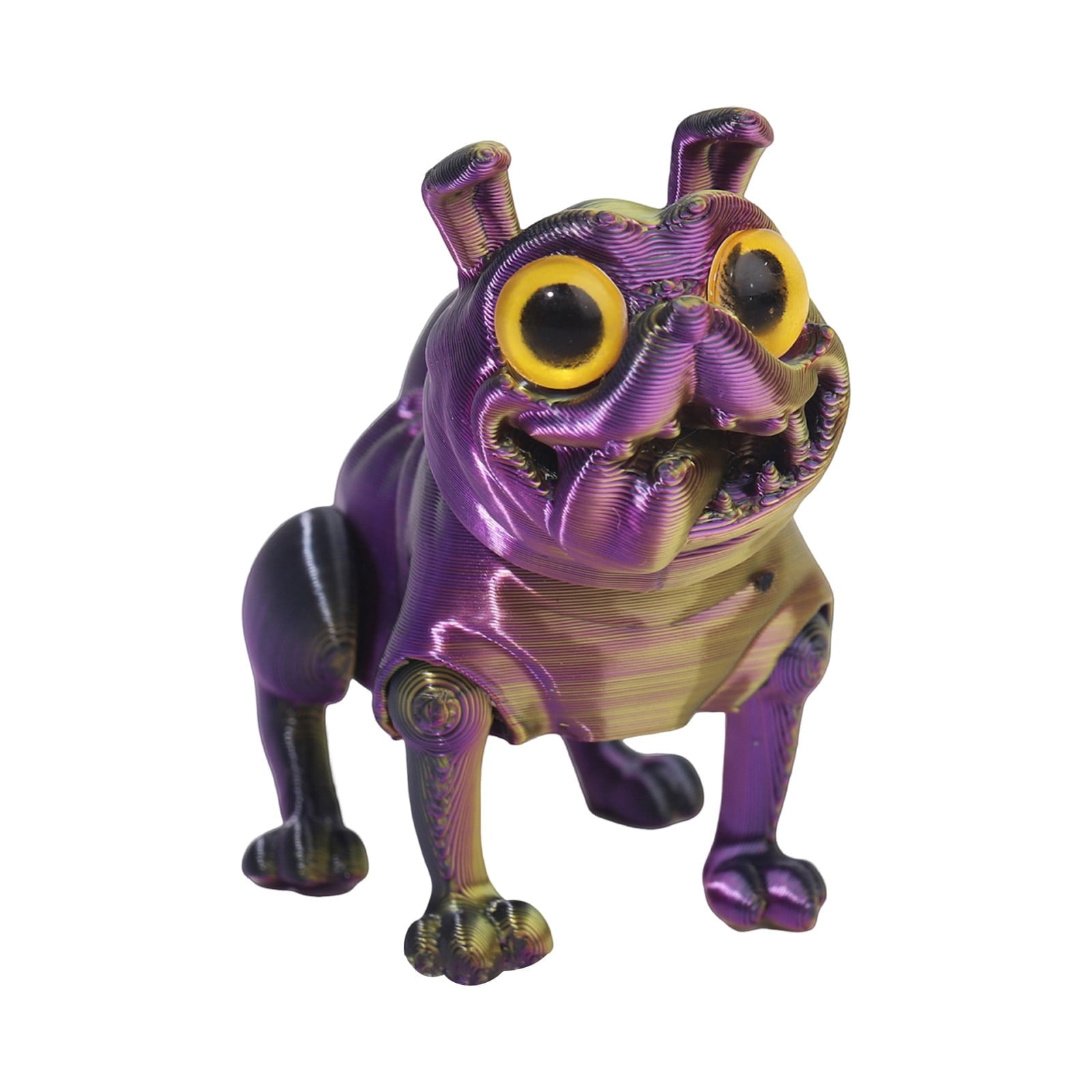 3D Printed Dog Model,Flexible Animals Toy Statue,Movable Joints,Home ...