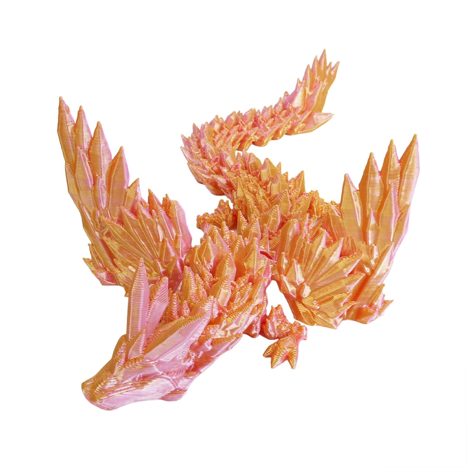 3D Printed Dragon - 18 inch Flying Articulated Dragon Fidget Toy ...