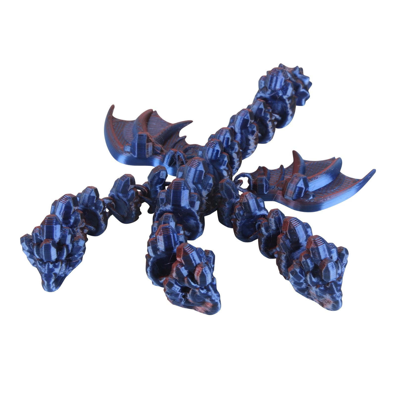 3D Printed Dragon 3D Printed Articulated Crystal Dragon Toy Adults Kids ...