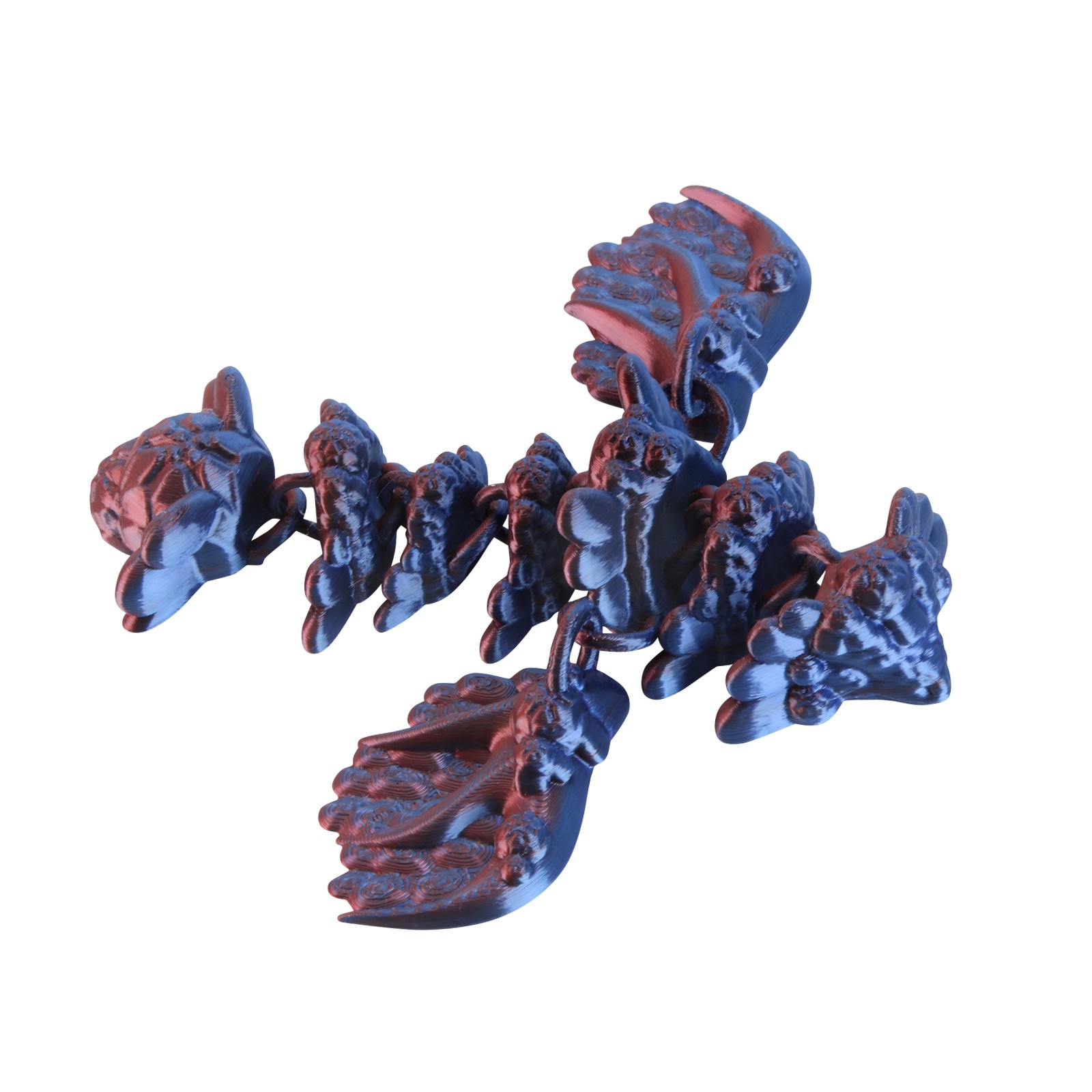 3D Printed Dragon 3D Printed Dragon 3D Printed Articulated Crystal ...