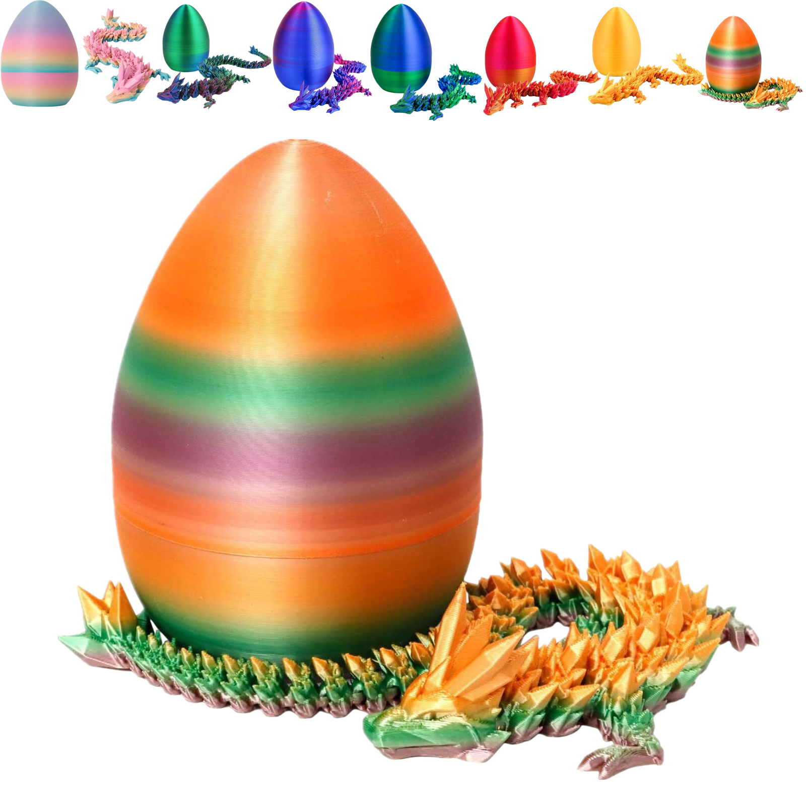 3D Printed Dragon, 3D Printed Dragon Egg, Dragon Eggs with Dragon ...