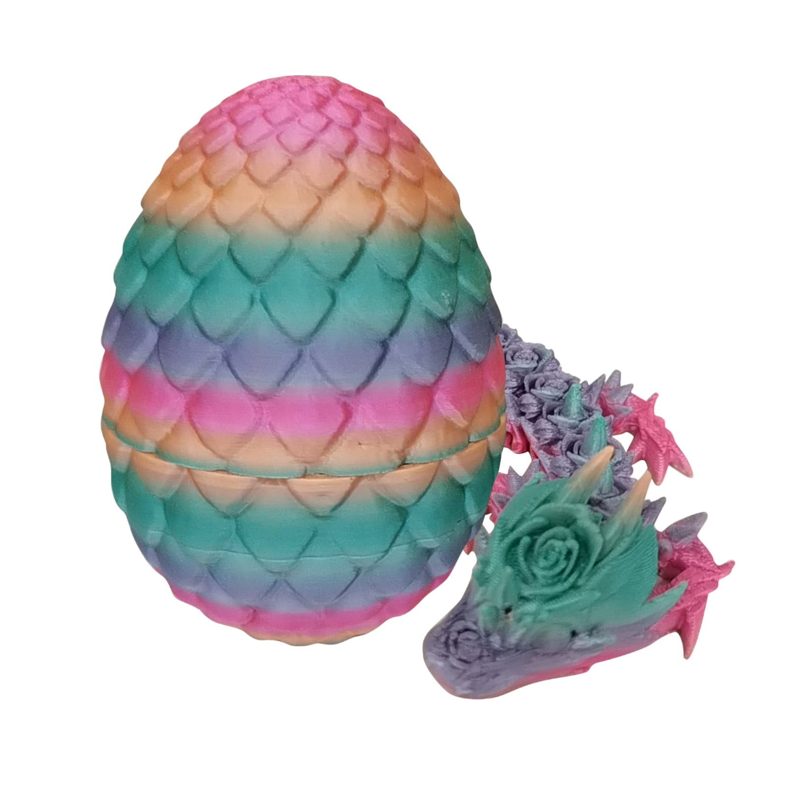 DrmPth 3D Printed Dragon Eggs 4.33 Inch, Surprise Crystal Dragons ...