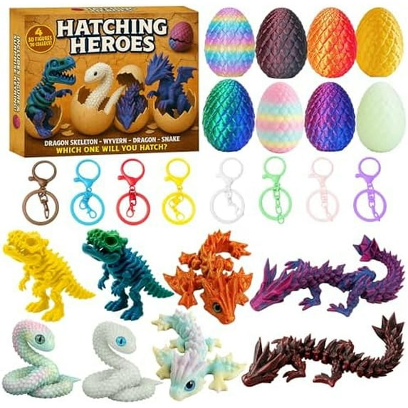 3D Printed Dragon Advent Calendar 2025, 24 Days of Christmas Countdown ...