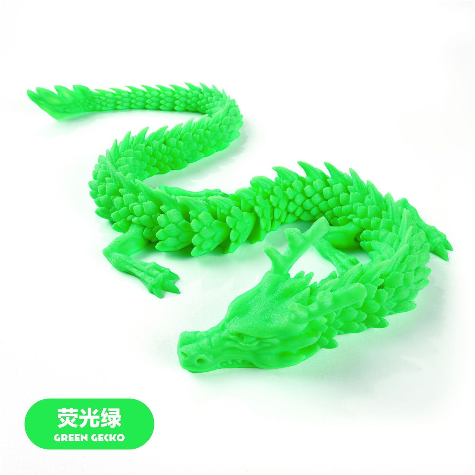 3D Printed Dragon, Articulated Dragon Fidget Toy Posable Flexible ...