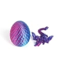 3D Printed Dragon Colorful Figurines Movable Joint Rotatable ...