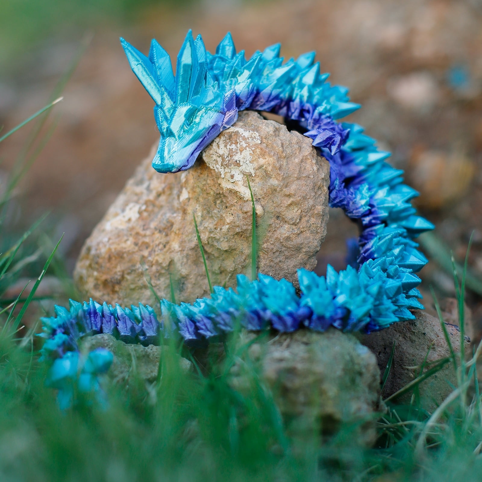 3D Printed Dragon, Crystal Dragon Fidget Toy, Articulated Dragon Eggs ...