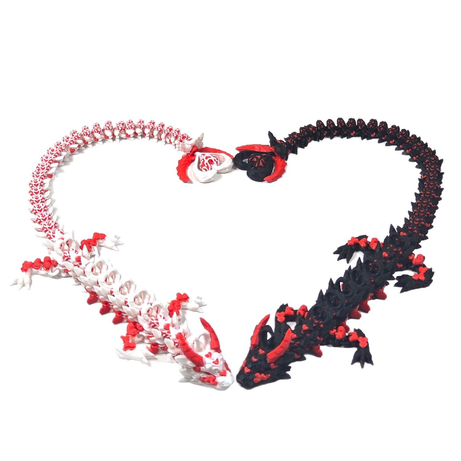 3D Printed Dragon ,Crystal Dragon Fidget Toys,Full Articulated Dragon ...