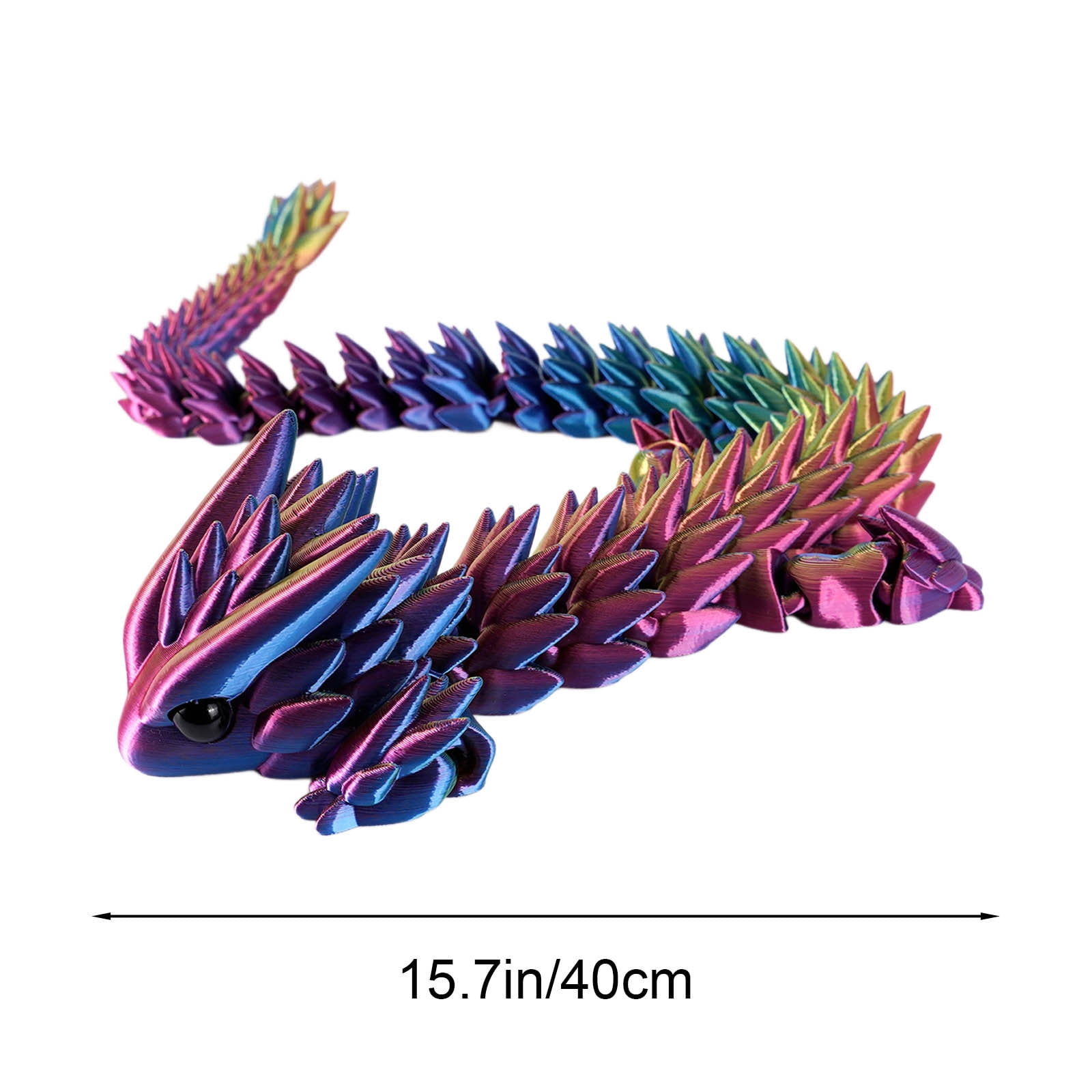 3D Printed Dragon, DELESYS Flexible Articulated Dragon Toothless Dragon ...