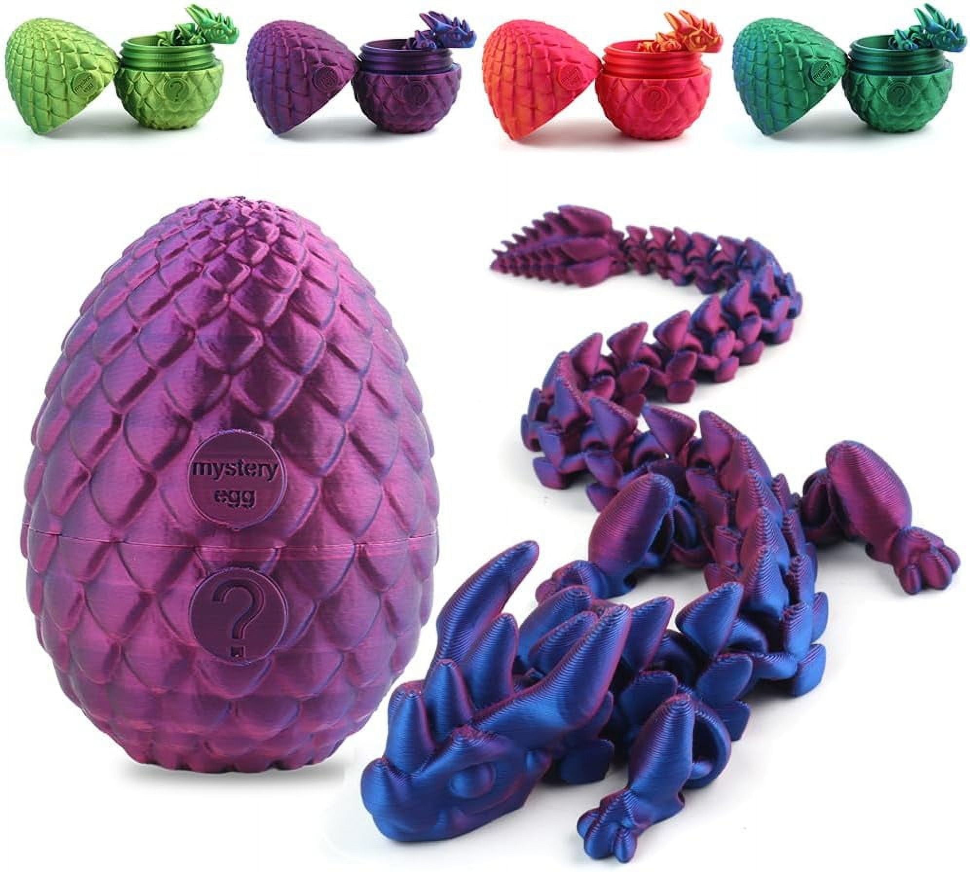 3D Printed Dragon Egg, 12 inch Crystal Dragon Fidget Toys, Full ...