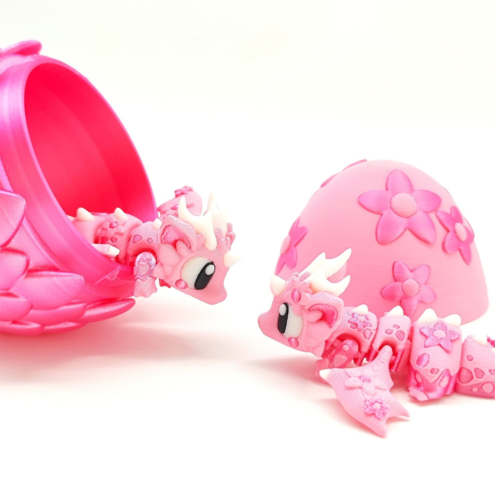 3D Printed Dragon Egg, 3D Printer Articulated Crystal Animals Fidget ...