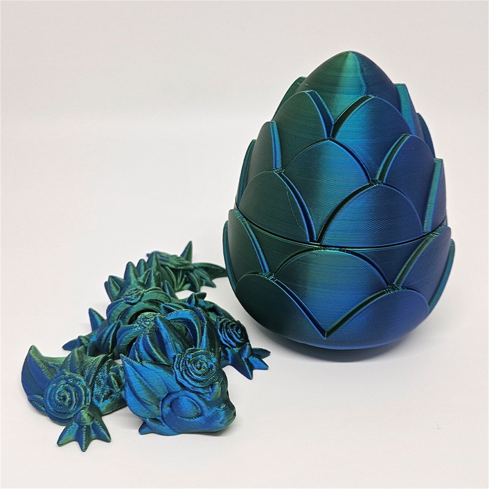 3D Printed Dragon Egg Clearance! 6 Inch 3D Printed Rose Dragon ...