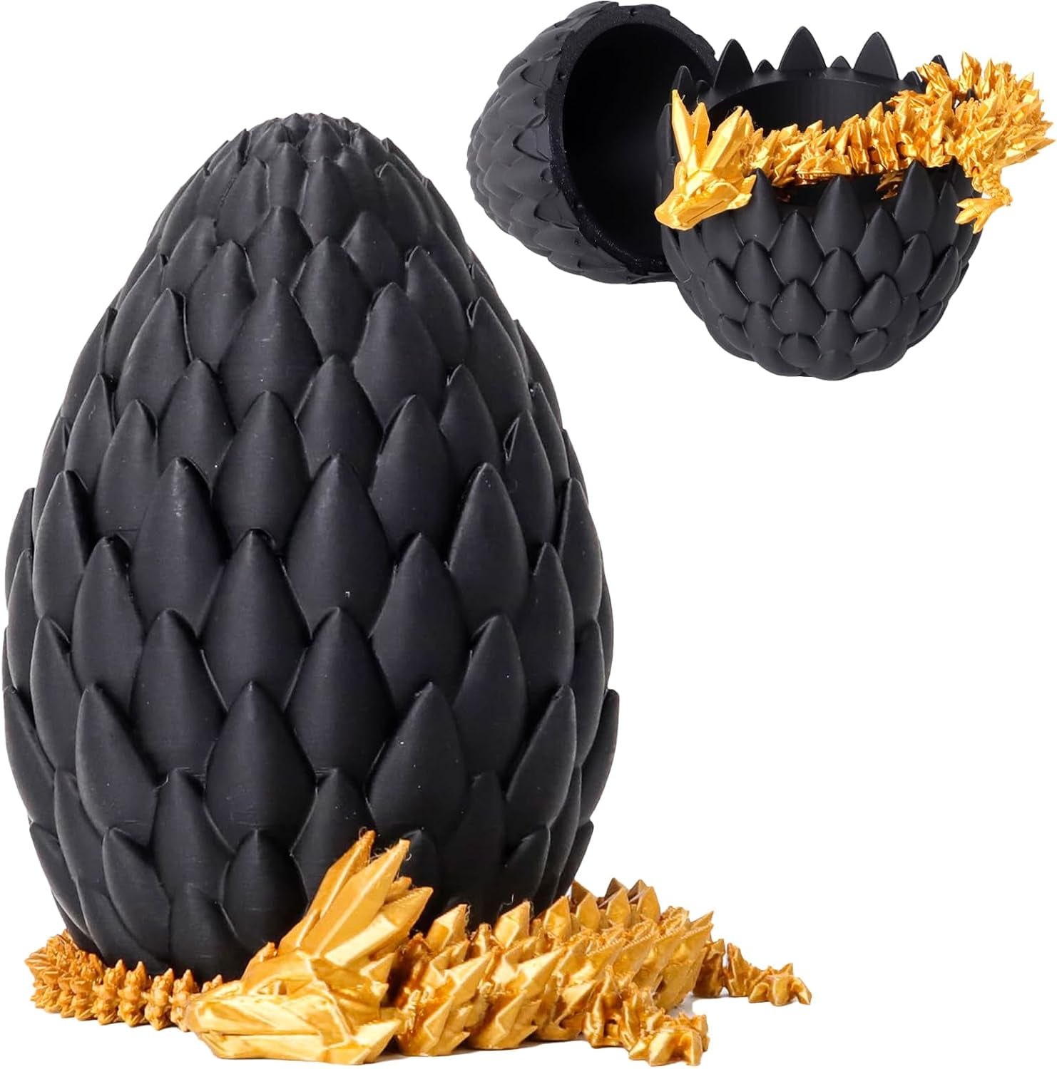 3D Printed Dragon Egg Crystal 4D Dragon Fidget Toys for Adult ...