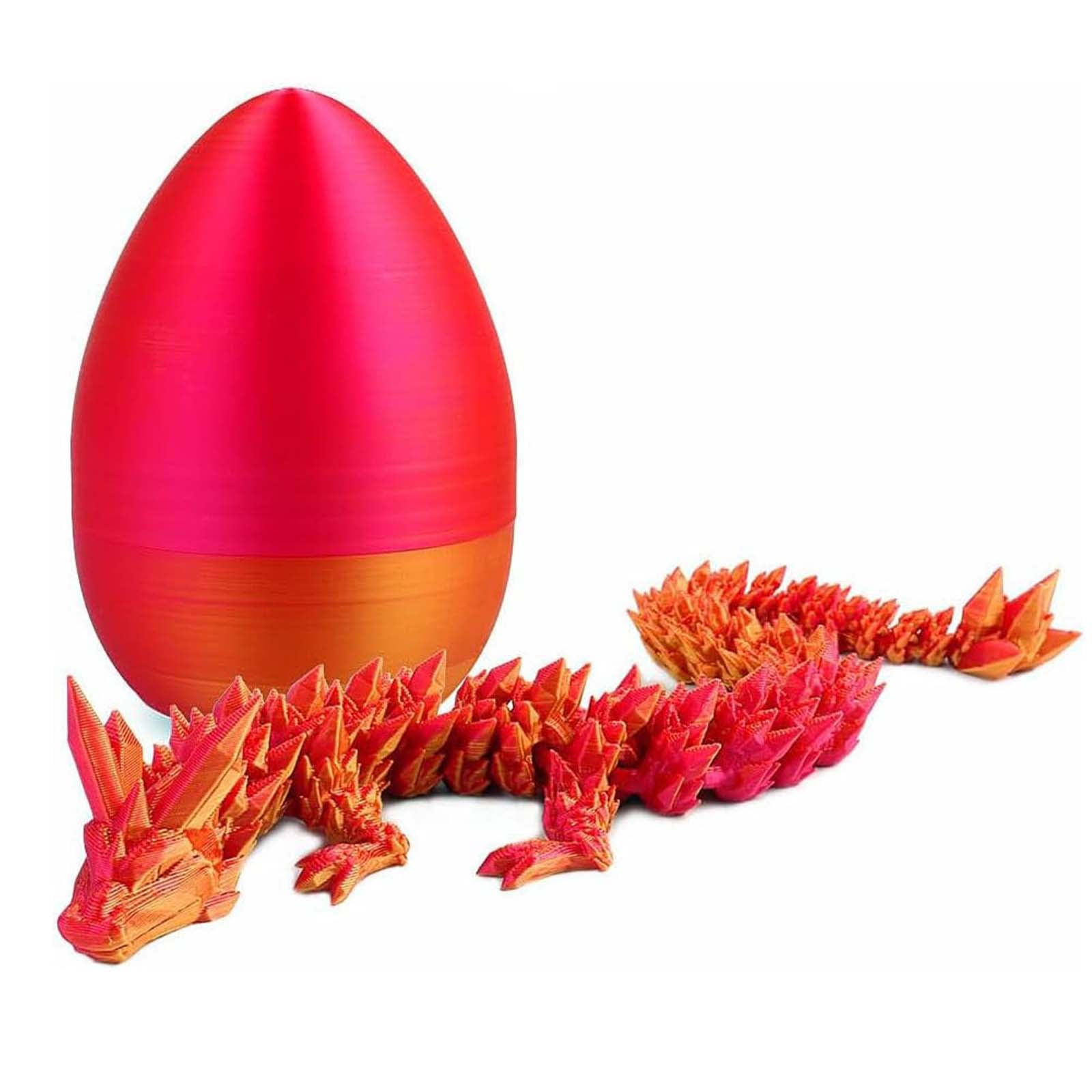 3D Printed Dragon Egg,Dragon Eggs with Dragon Inside,Crystal Dragon ...