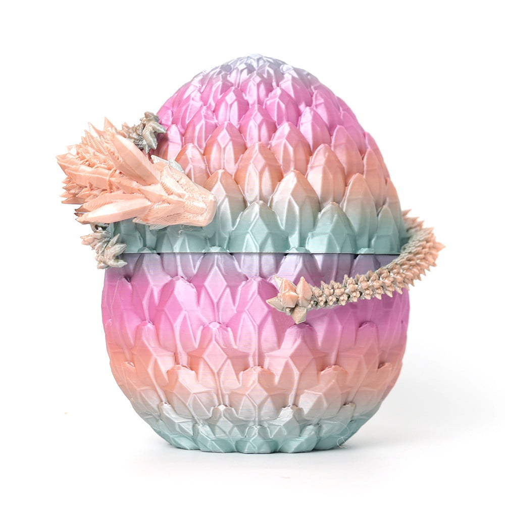 3d Printed Dragon Egg Dragon Eggs With Dragon Inside Articulated Dragon Mystery Dragon Egg