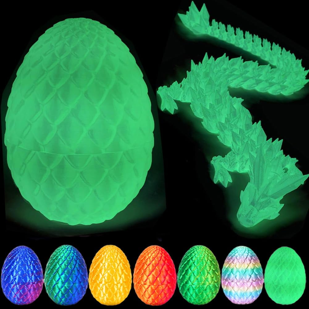 3D Printed Dragon Egg, Easter Eggs Mythical Dragon Eggs with Dragon ...