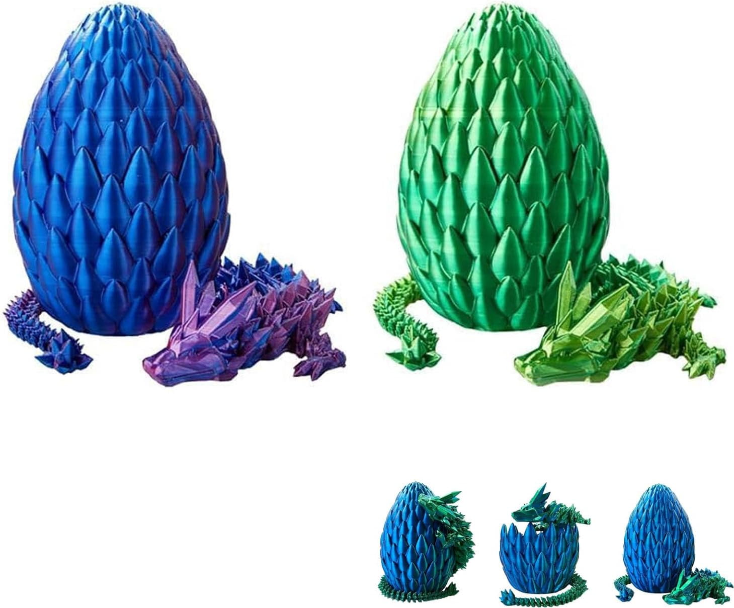 3D Printed Dragon Egg, 3D Dragon Eggs with Dragon Inside, Mystery ...