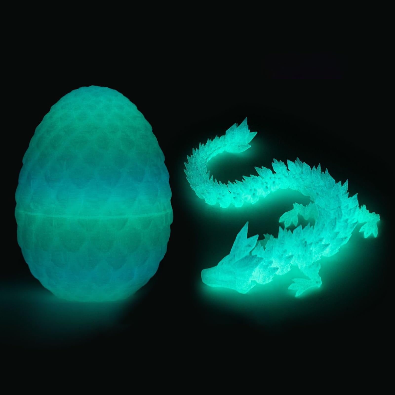 3D Printed Crystal Dragon Egg, Enchanting Fidget Toy for Endless Fun ...