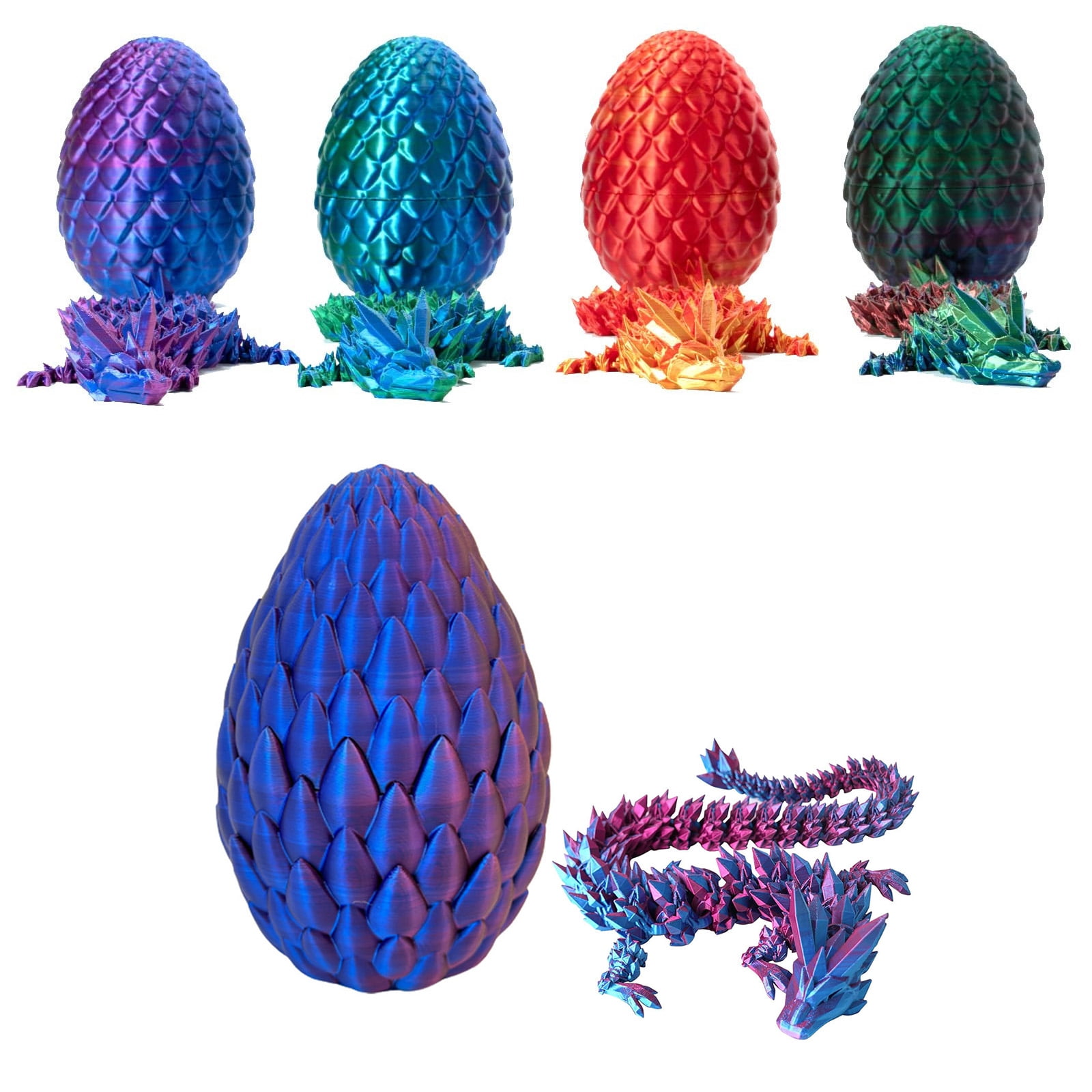 "3D Printed Dragon Egg Fidget Toy, Advanced Printing, Versatile Decor ...