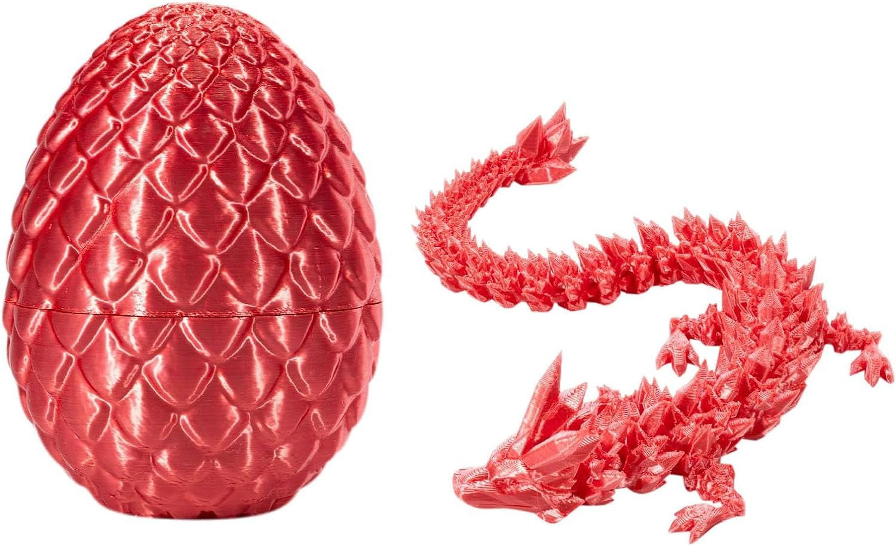 Flexible Dragon 3D Printed Articulated Dragon With Egg - Flexible ...