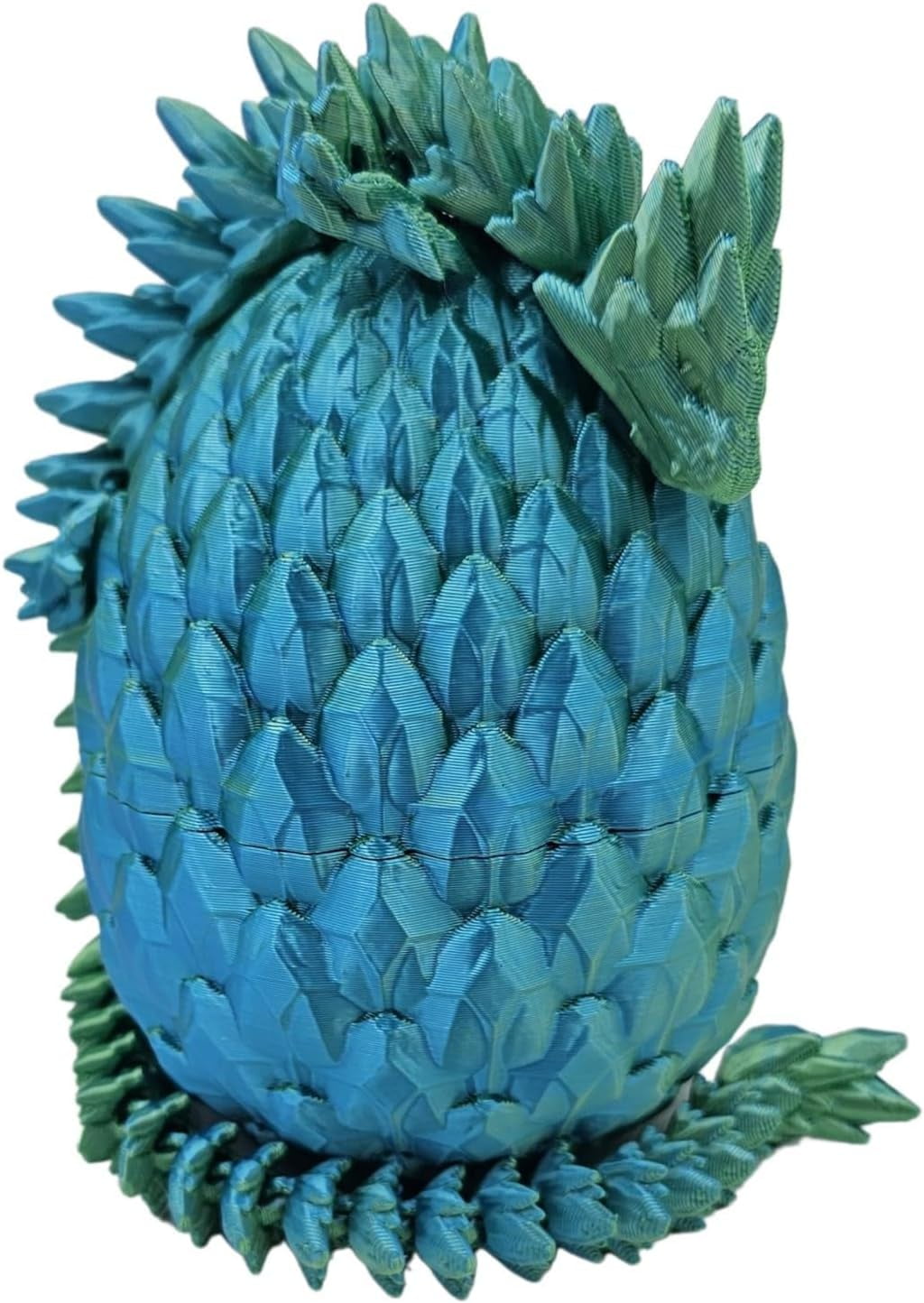 3D Printed Dragon in Egg,Full Articulated Dragon Crystal Dragon with ...
