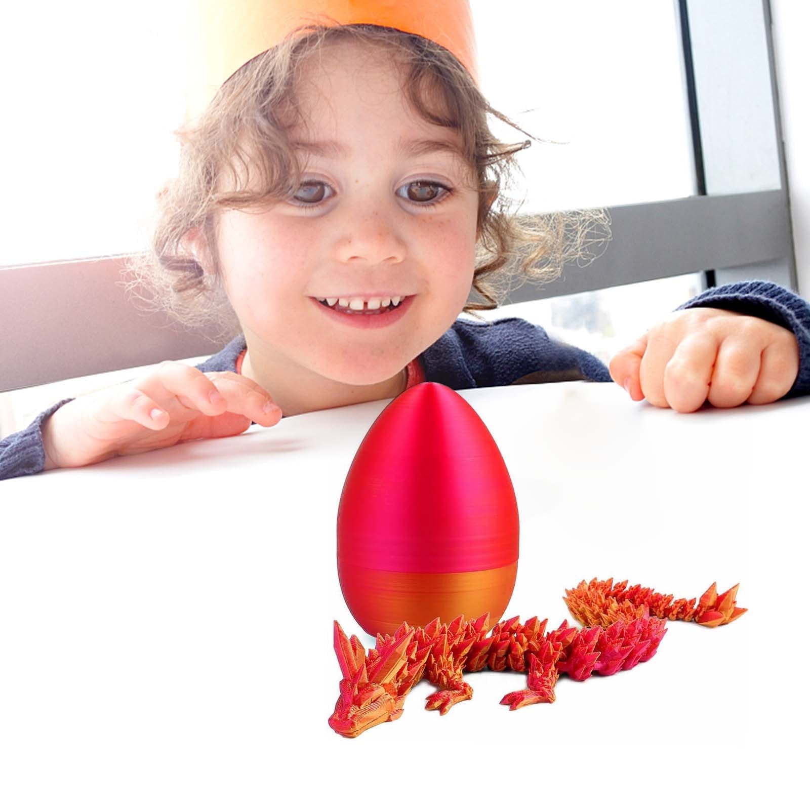 3D Printed Dragon Egg, Mystery Crystal Dragon Egg Fidget Toys Surprise ...
