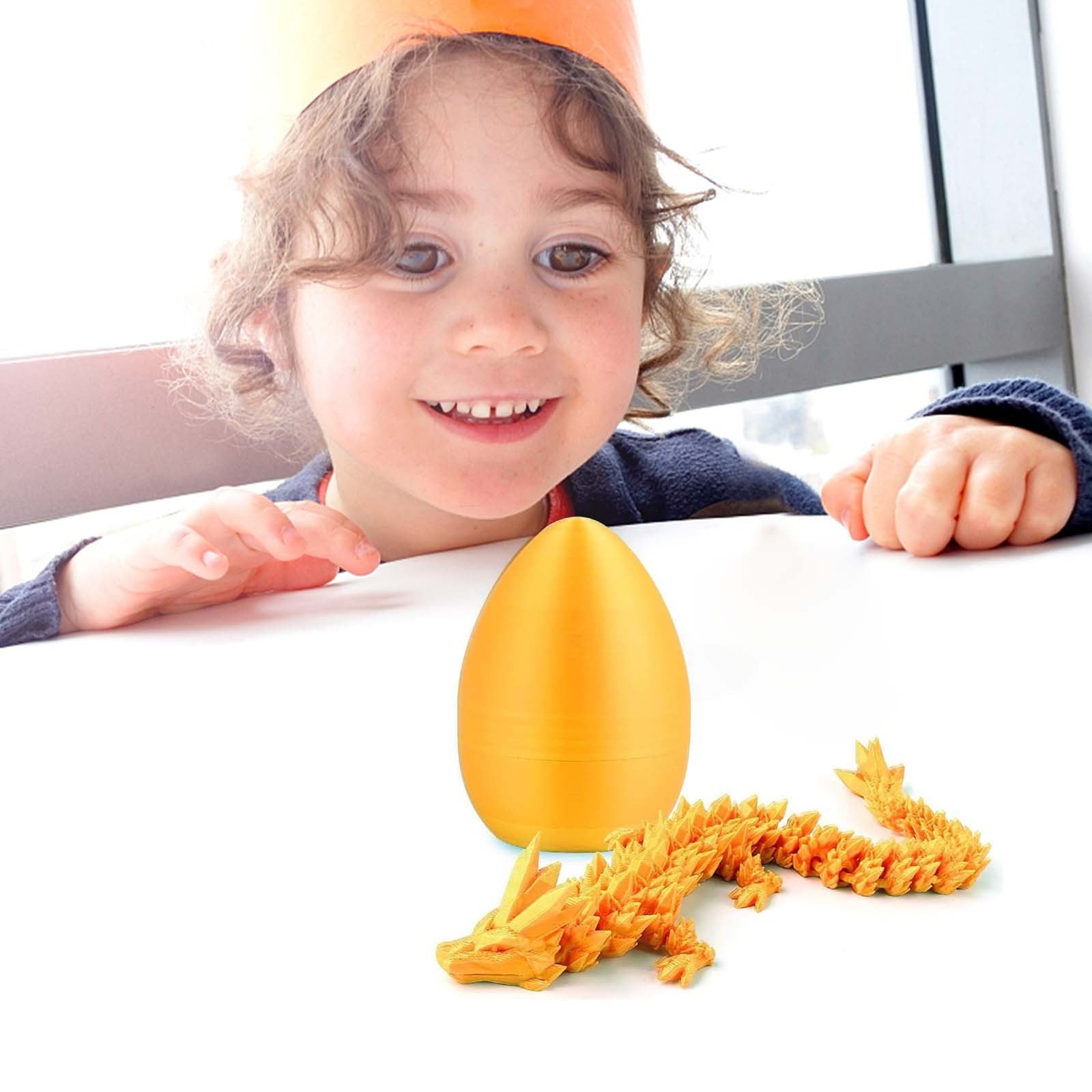 3D Printed Dragon Egg, Mystery Crystal Dragon Egg Fidget Toys Surprise ...
