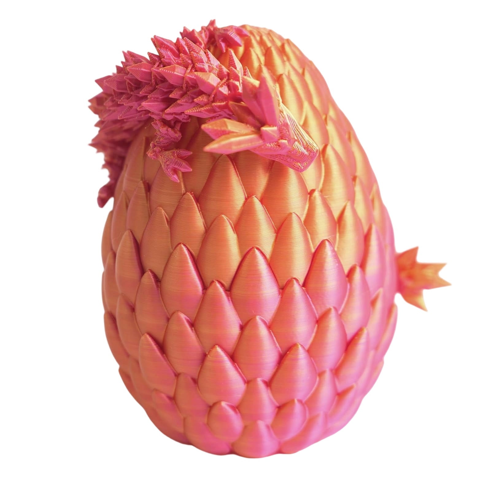 3D Printed Dragon with Egg Set - Full Articulated Flexible Figure ...