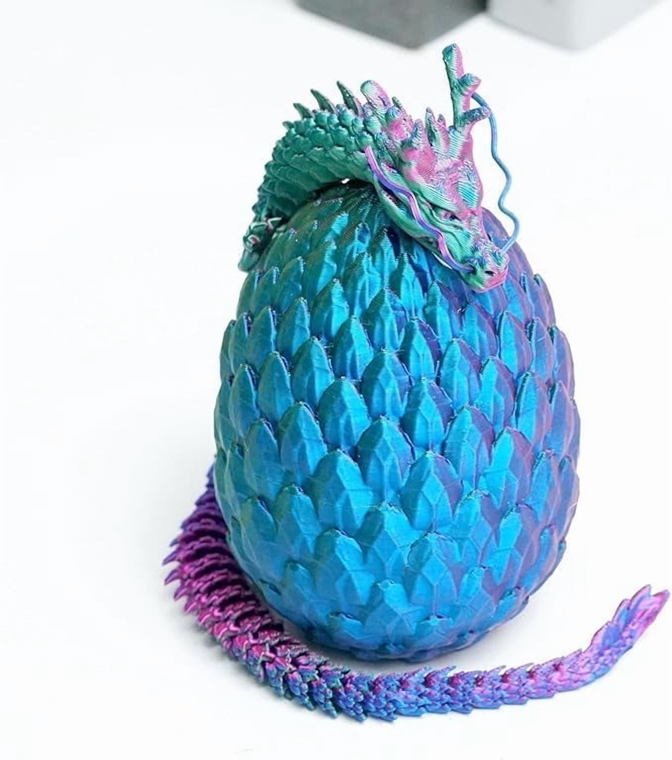 3D Printed Dragon Egg with Wings, Pterosaur Eggs, Dragon Inside The Egg ...