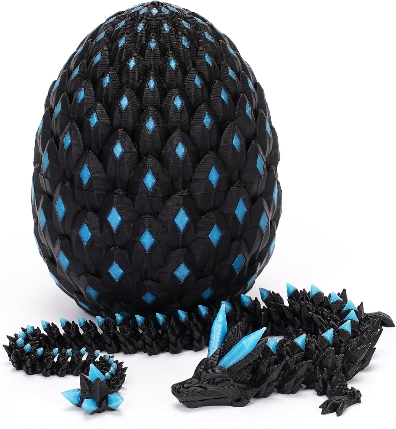 3D Printed Dragon Eggs, Mystery Dragon Egg Glow in The Dark Articulated ...