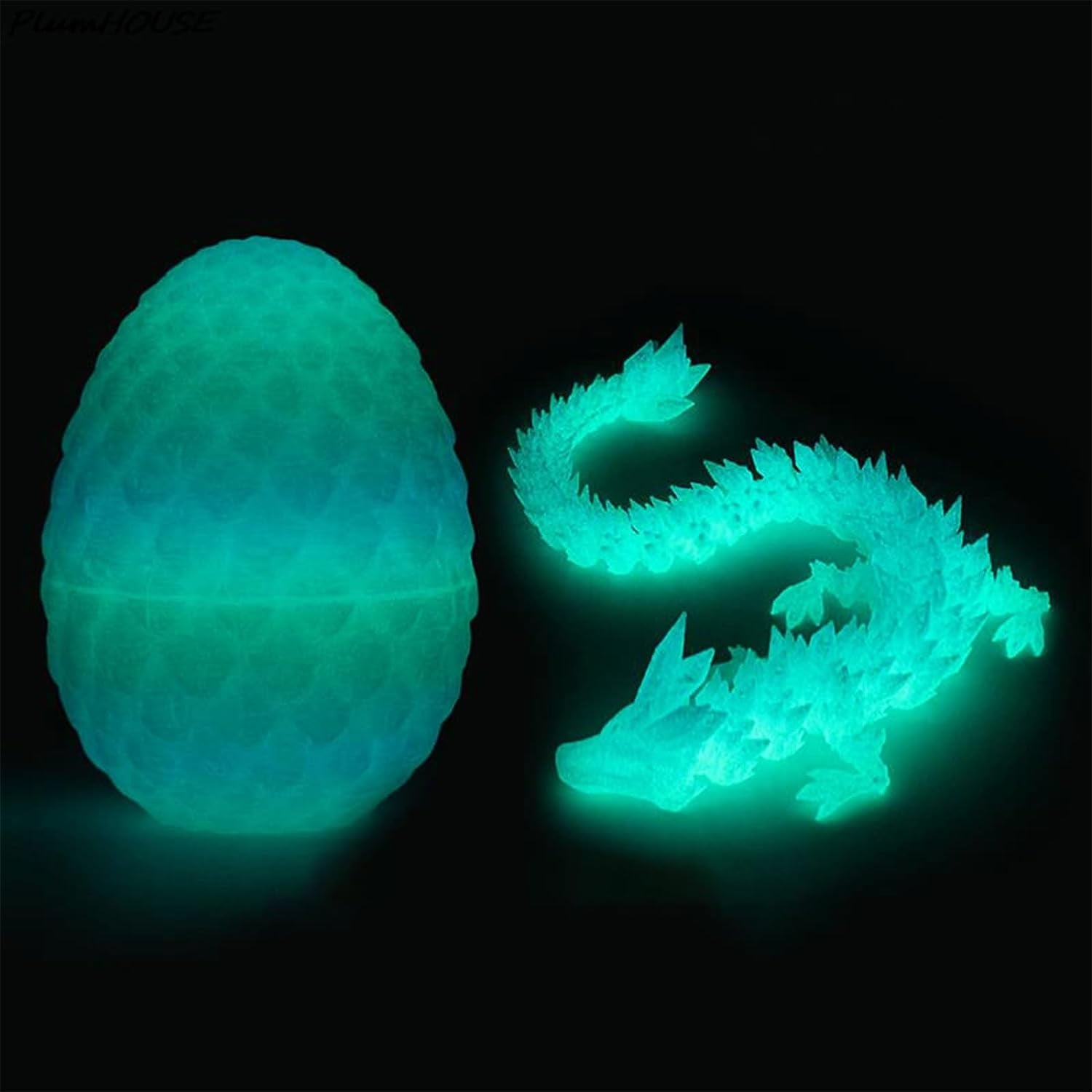3D Printed Dragon Eggs with Dragon Fidget Toys Kids & Adults, Inside 3D ...