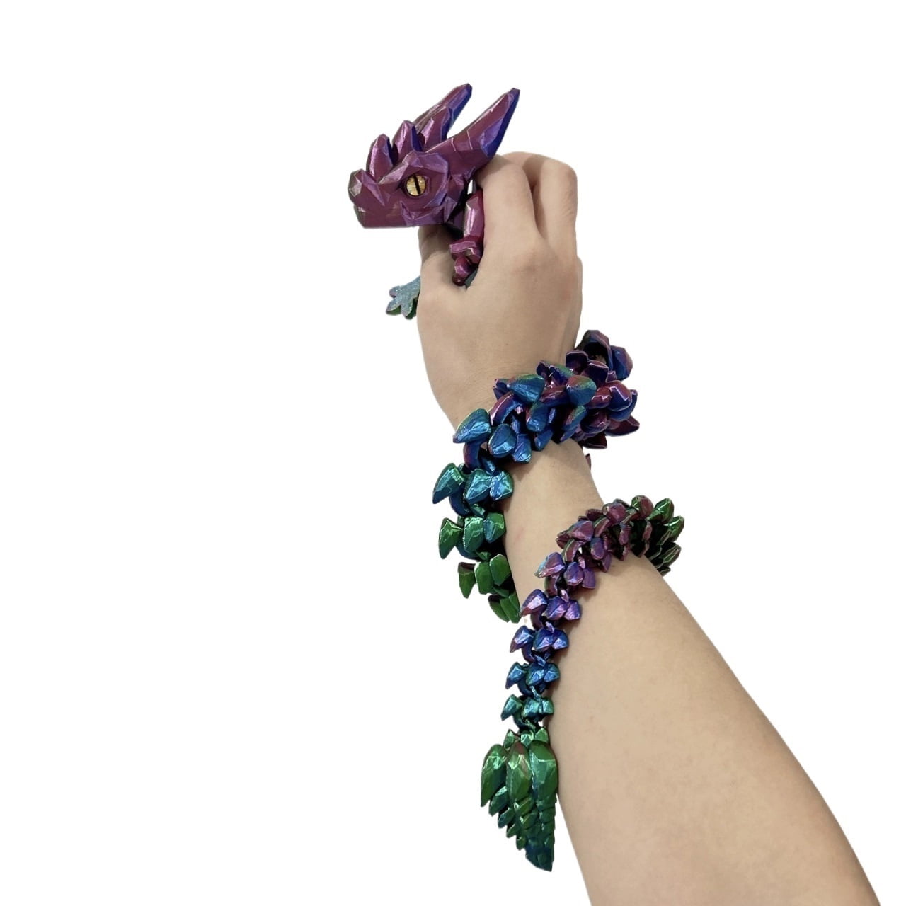 3D Printed Dragon Fidget Flexible Joints, Executive Desk Home Office ...