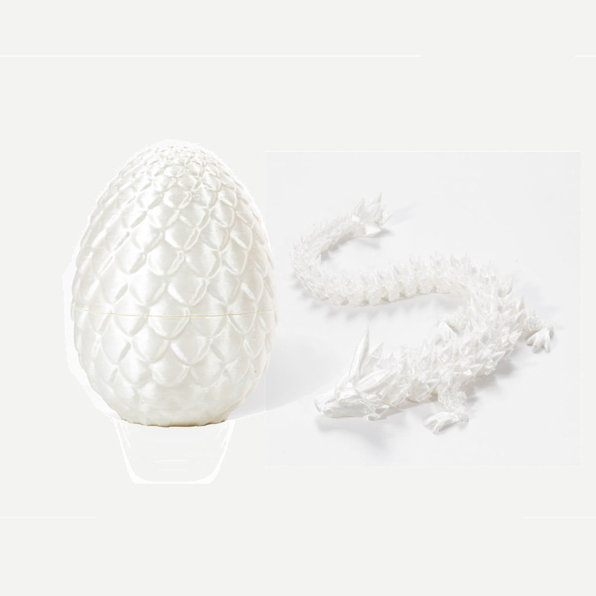 3D Printed Dragon Fidget Toy, Crystal Dragon Articulated Dragon, Home ...