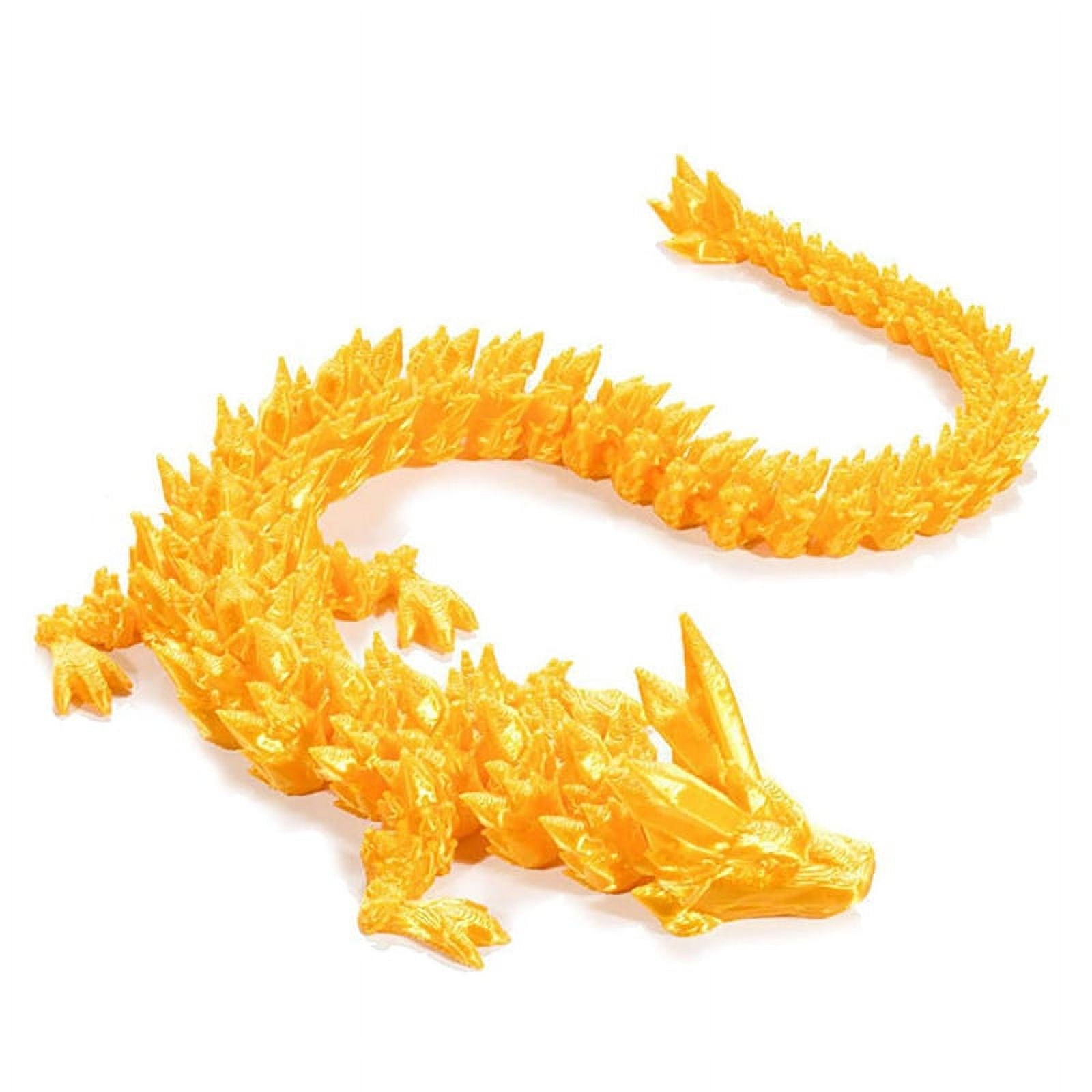 3D Printed Dragon Figures Multi-Jointed Movable Dragon Model Toys ...