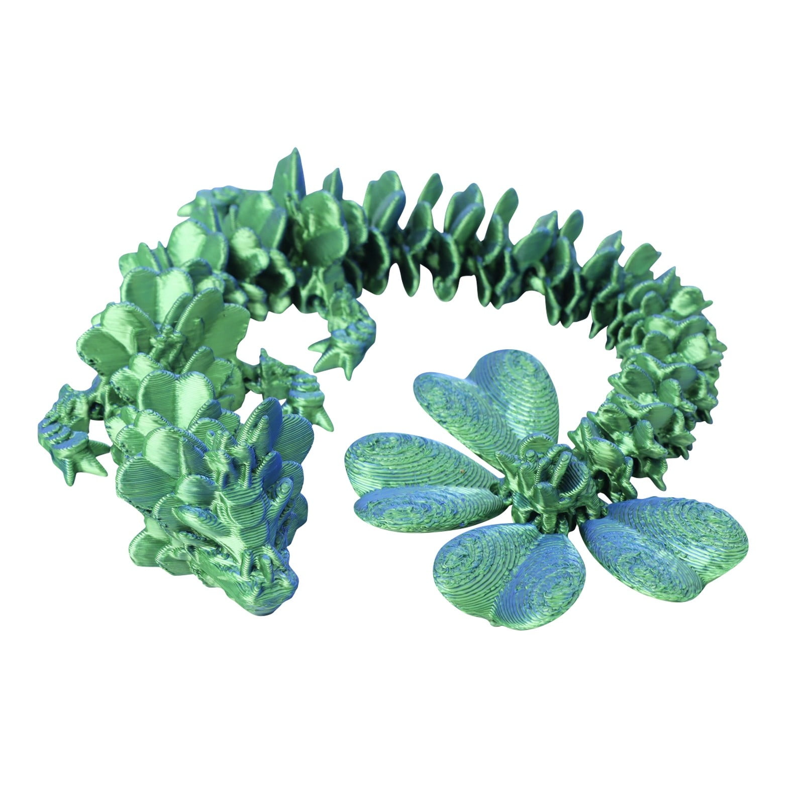 3D Printed Dragon Four-Leaf Clover Dragon - 3D Printed Dragon Creative ...